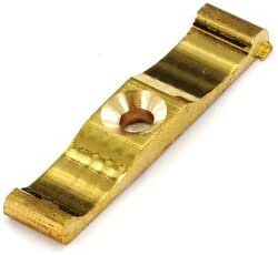 2 x Brass cupboard door turn button locks - 38mm long. : Amazon.co.uk ...