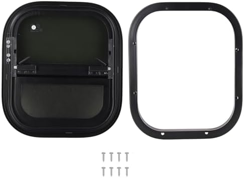 RV Windows,RV Sliding Windows with Screen 440mm H 390mm W Tinted ...