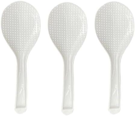 3 Pcs Japanese Style Plastic Rice Paddle Non Stick Rice Spoon Serving ...