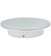 Amazon.com: Qinmay 360-Degree Electric Rotating Turntable, Rechargeable ...