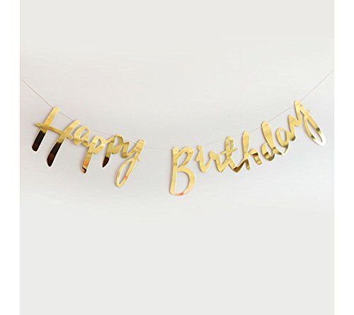 Happy Birthday Cursive Letter String Decoration : Amazon.in: Toys & Games