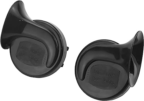 LOVMOTO Universal Pack of 2 Horns Loud Universal Snail Air Door, Super ...