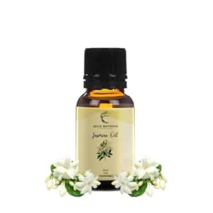Wild Botanix Jasmine Essential Oil (15ml) for Skin, Hair, Bathing ...