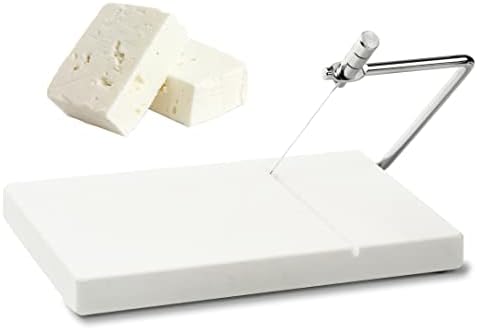 Amazon.com: Moreast Natural Marble Cheese Slicer, Real Stone Cheese ...
