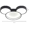 XINDAR Modern LED Ceiling Light Acrylic Cartoon Mickey Mouse Flush ...