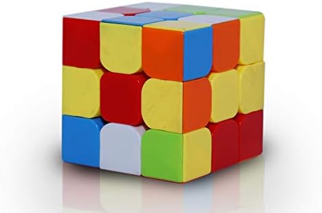 Toy Puzzle Cube Extra Smooth High Speed Sticker Less | 3x3x3 | (Green ...