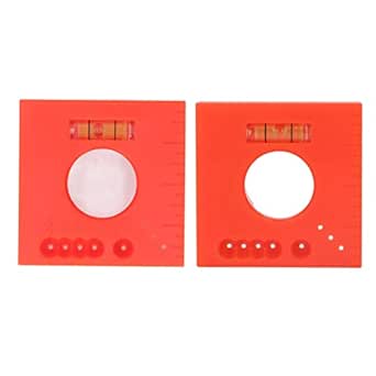2Pcs Marks Offset Ruler, Door And Window Scribing Ruler With Level ...