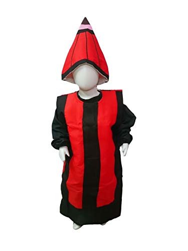 BookMyCostume Pencil Daily-Life Objects Kids Fancy Dress Costume 4-5 ...