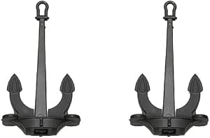 Amazon.com: CRUMPS 2PCS RC Boat Mini ABS Plastic Movable Hall Anchors ...