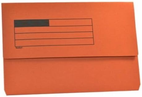Foolscap Document Wallets 285gsm, Assorted Colours, Pack of 25 Folders ...