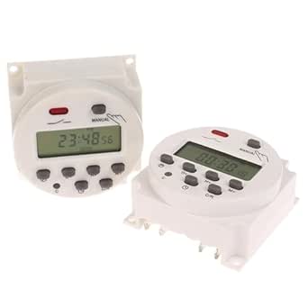 1Pc 12V 24V 110V 220V CN101A Digital LCD Power Timer Programmable Time ...