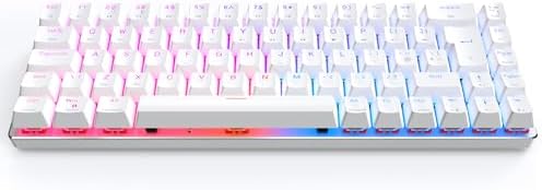 RK ROYAL KLUDGE RK68 Mechanical Gaming Keyboard, Wireless/Wired ...