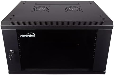 Amazon.com: VEVOR 6U Wall Mount Network Server Cabinet, 15.5'' Deep ...