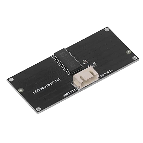 LED Matrix Control Module, 8x16 Industrial LED Matrix Control Panel IC2 ...