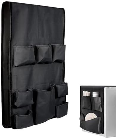 Amazon.com - Rexmica Mini Fridge Organizer, Fridge Dust Cover with 14 ...