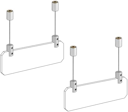 Amazon.com: TOPNIKE Ceiling Sign Hanger, Aluminum, Display for Large ...