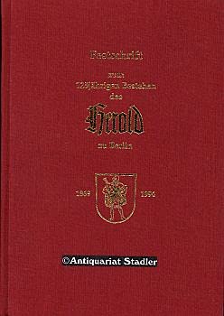 Festschrift zum 125jährigen Bestehen des Herold zu Berlin, 1869-1994 ...