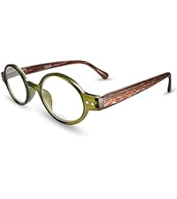 Amazon.com: 2SeeLife Gold Round Metal Rimmed Reading Glasses for Men ...