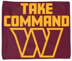 Amazon.com: Washington Commanders SLOGAN Rally Towel - Full color ...