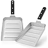 Amazon.com: Griddle Scoop (2 Pcs), Joyfair Large Metal Spatula Burger ...