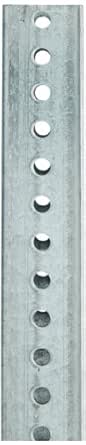 Brady 103561 Galvanized Steel Galvanized Square Breakaway Sign Post, 6 ...