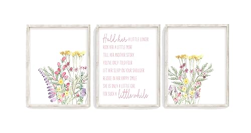 Amazon.com: Hold Her a Little Longer Nursery Decor for a Baby Girl Room ...