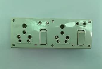 Switch Socket Combined Box 2 in 1 (16/6 Amp) Socket with Separate ...
