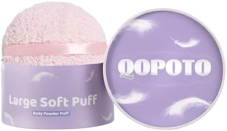 Amazon.com: Extra Soft Powder Puff, 6" x 3" Large Body Powder ...