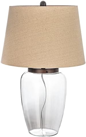 Amazon.com: Creative Co-Op Glass Fillable Table Lamp with Shade : Tools ...