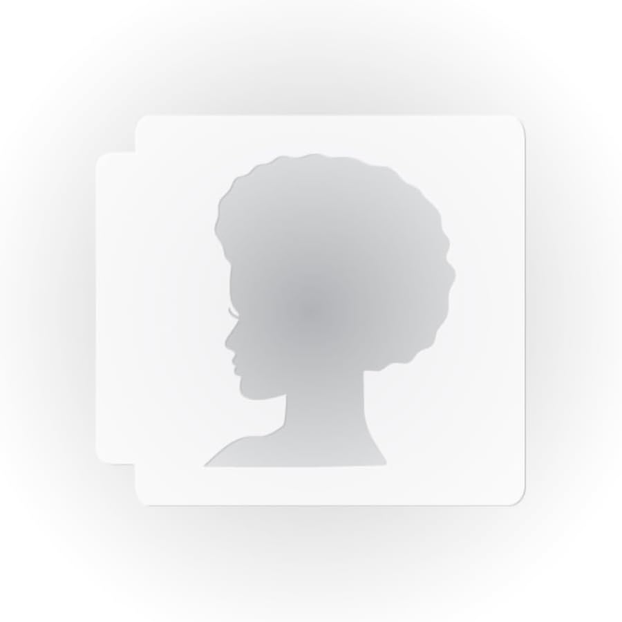 Amazon.com : Afro Girl 783-723 Stencil (9 inch) : Arts, Crafts & Sewing