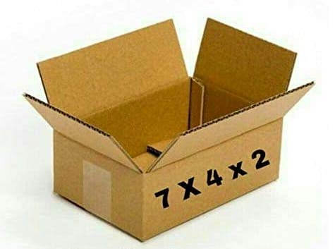 Anmol packaging 3 ply Brown Corrugated Packing Boxes Size 7x4x2 inches ...