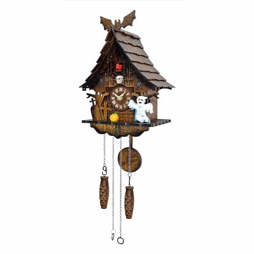 Amazon.com: Personalized Cuckoo Clock for Wall Art: Halloween Theme ...