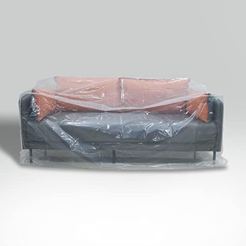 Amazon.com: Yotelab Plastic Couch Cover for Moving,Sofa Bag Cover ...