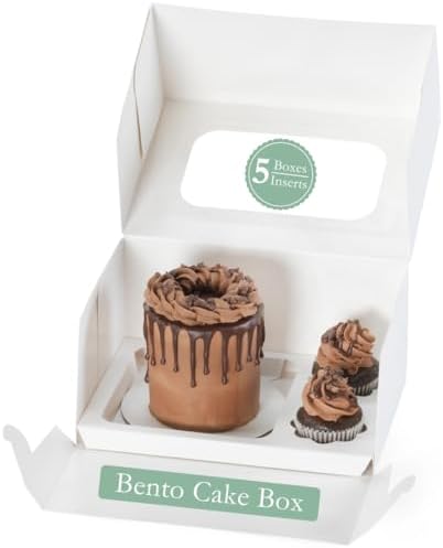Amazon.com: BlackRidge Home Bento Cake Box with Cupcakes - Perfect for ...
