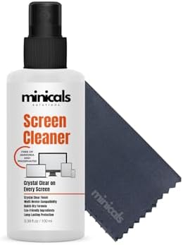 Amazon.com : Screen Cleaner Spray and 2 Microfiber Cloths - 2oz Bottle ...