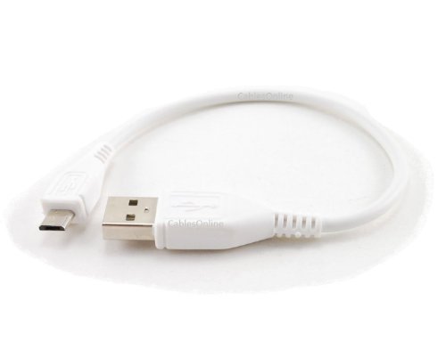 ERD PC-66 White Color 6 Inch Micro USB Mobile Phone Charging Cable For ...