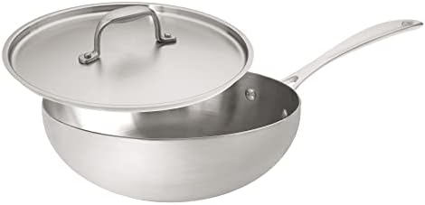 Amazon.com: American Kitchen - 3 Quart Stainless Steel Saucier, 10 inch ...