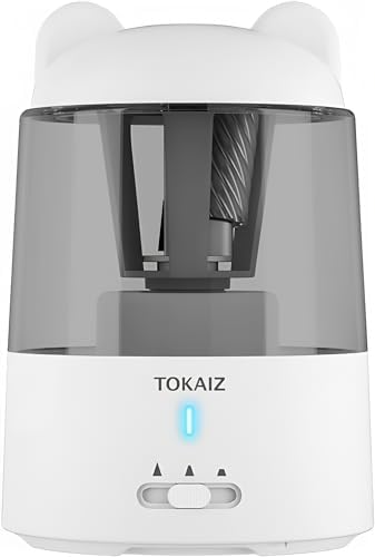 Amazon.co.jp: TOKAIZ 鉛筆削り 電動 全自動 充電式 ミニ 小型 3段階芯調整 削りすぎ防止 自動停止 折れ芯除去 コンパクト 軽量 携帯 子供 女の子 男の子 小学生 ...