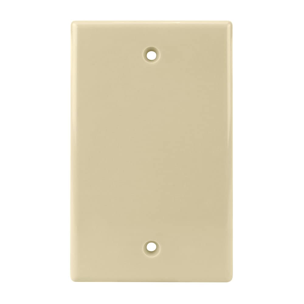 Amazon.com: Blank Single Gang Wall Plate, Ivory : Electronics