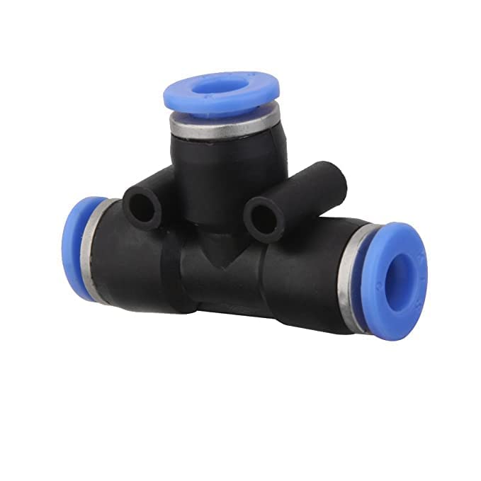 Sylix ® 4MM Tee Union Quick Joint Fitting Pneumatic Push Connector For ...