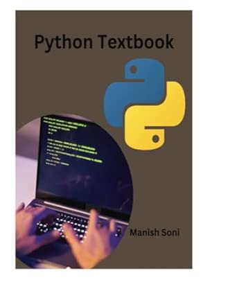 Python Textbook (Python Books Series, Band 1) : Soni, Manish: Amazon ...