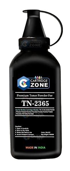 Toner Powder Refill for Brother TN 2365-100gm,Compatible Brother DHL ...