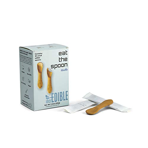 Amazon.com : incrEDIBLE Edible Spoons 1.0 - Crunchy Eco Friendly ...