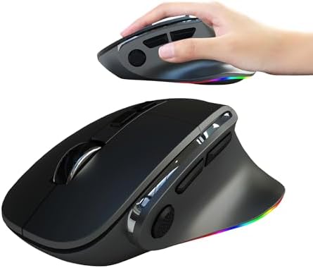 Amazon.com: INFINMIND Wireless Bluetooth Side Scroll Mouse with Multi ...