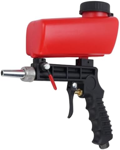 OVAQUIXI Portable Sandblaster, Stainless Steel Compact Sandblasting Kit ...