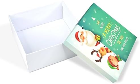 RBS® - Christmas Hamper Box (23 x 22 x 10cm) Multipurpose Christmas ...