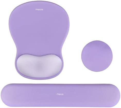 Amazon.com : MOSISO Wrist Rest Support for Mouse Pad&Keyboard Set ...
