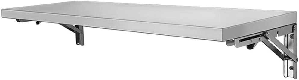 Amazon.com: Wall Mounted Folding Workbench - 304 Stainless Steel Fold ...