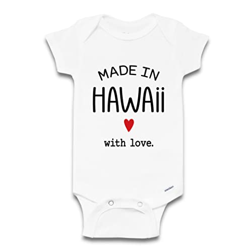 Amazon.com: Made In Hawaii Onesie®, Hawaii Pregnancy Announcement ...