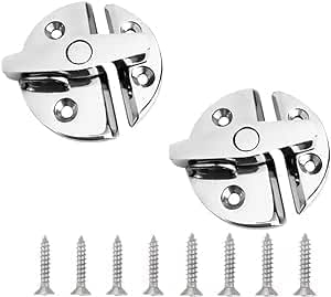 Marine Stainless Steel Boat Door Lock Round Boat Twist Lock Set for ...